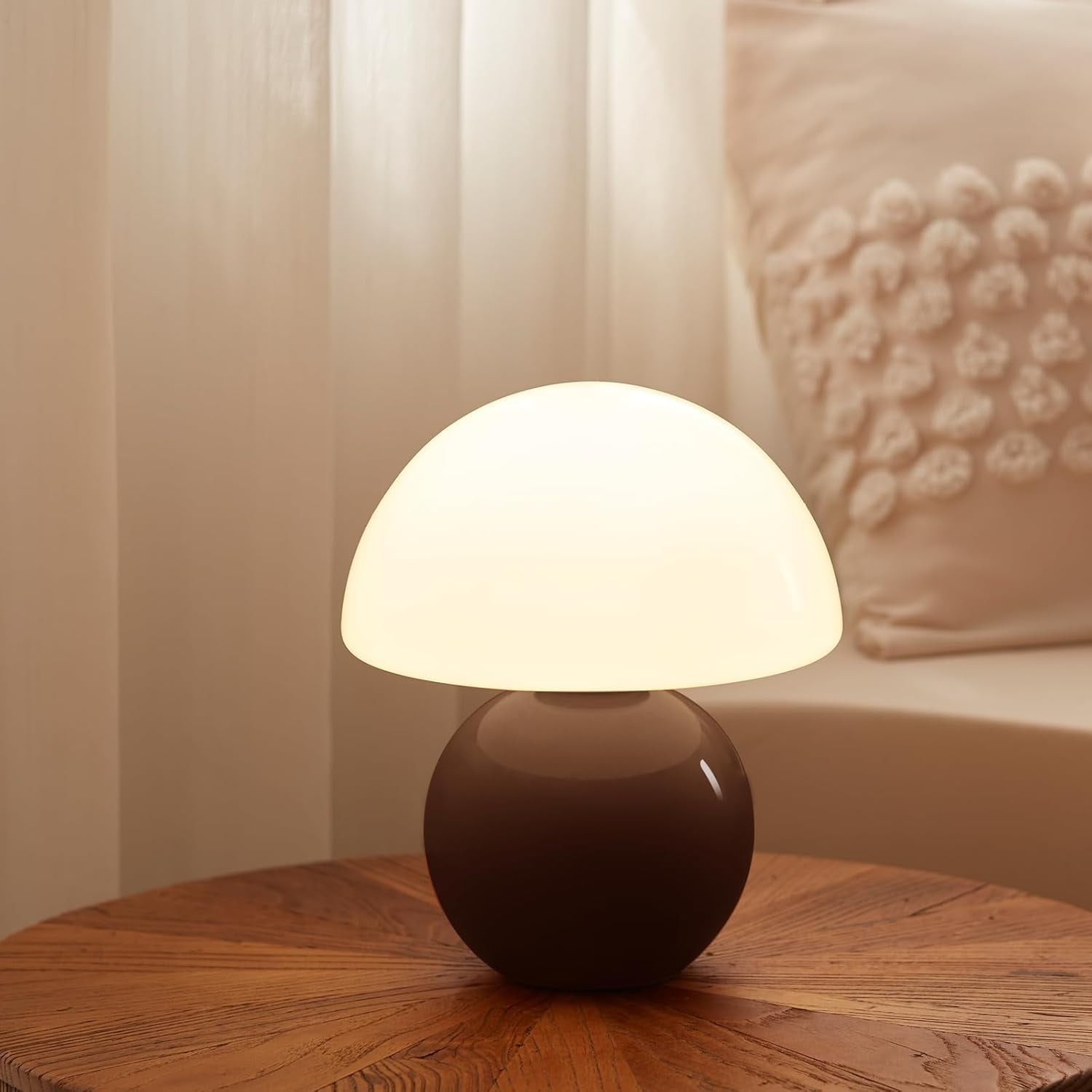 Mushroom Lamp Table Lamp for Bedroom,Desk Bedside Small Lamps for ...