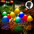 Mushroom Lights Outdoor Solar Garden Lights Decor 25 Feet 12 LED 8 ...