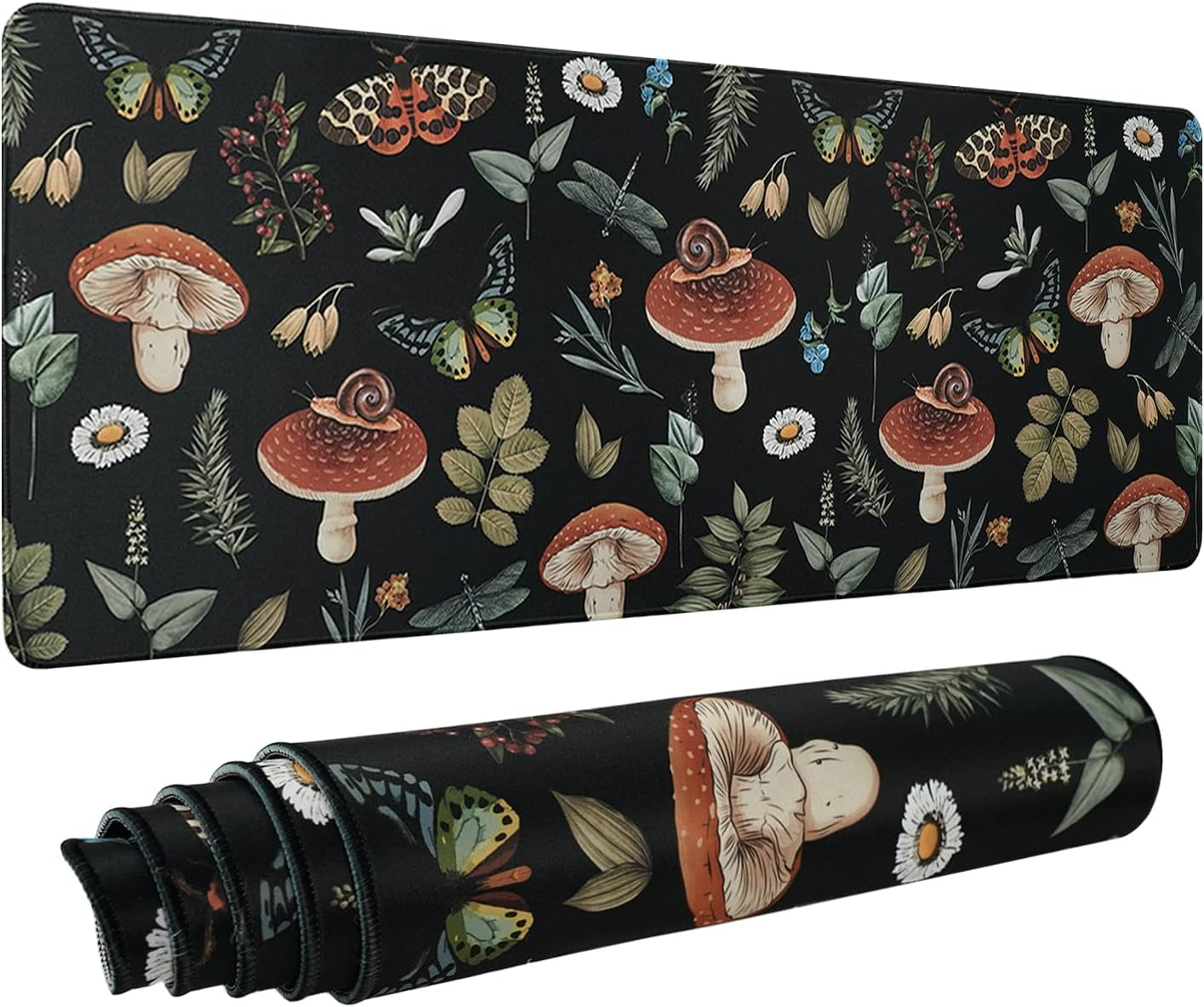 Mushroom Mouse Pad XL, Aesthetic Extended Large Gaming Mouse Pad ...