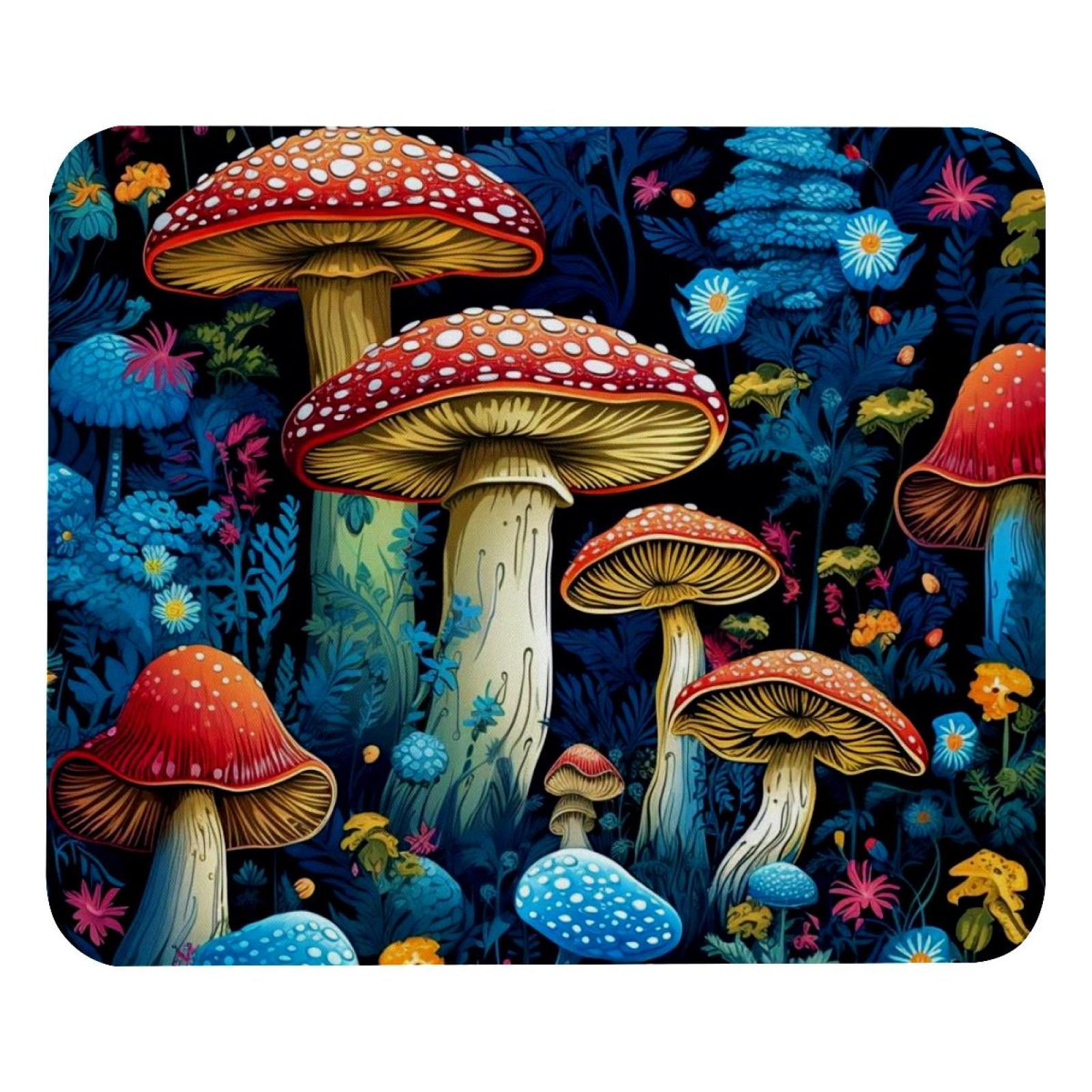 Mushroom Mouse Pad for Wireless Mouse Home Office Desk Laptop with ...
