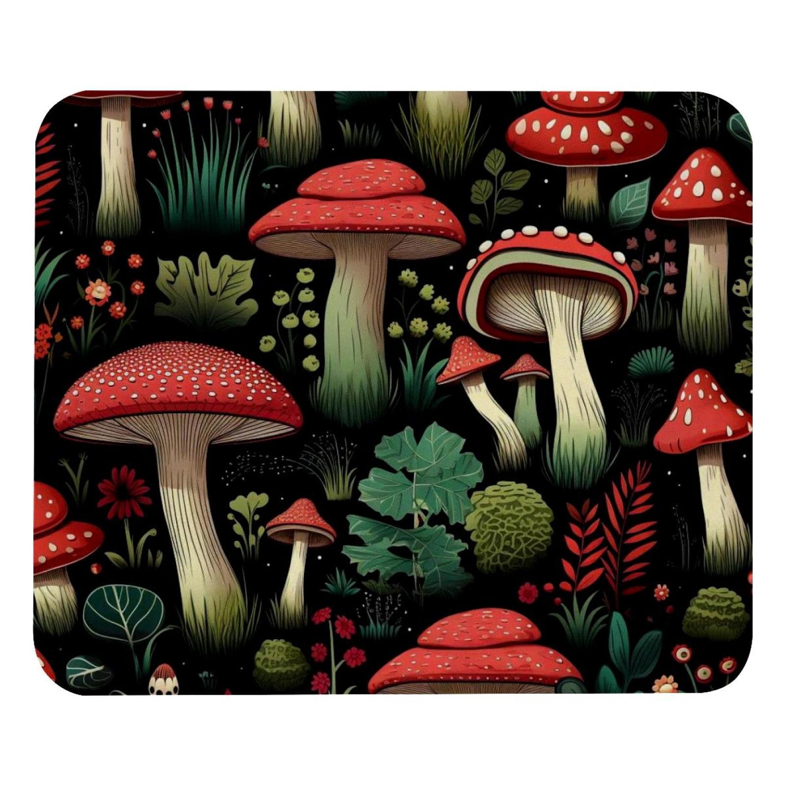 Mushroom Mouse Pad for Wireless Mouse Home Office Desk Laptop with ...