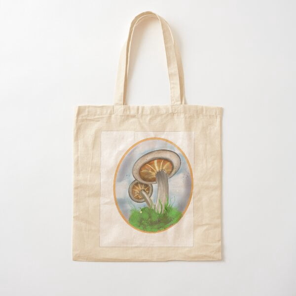 Mushroom, Mycology, Cottagecore, Goblincore Canvas Tote Bag, Family ...