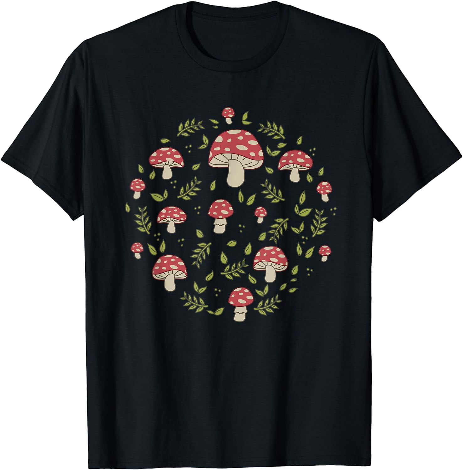 Mushroom Pattern Mycology Fungi Foraging Mushroom Whisperer T-Shirt - Walmart.com