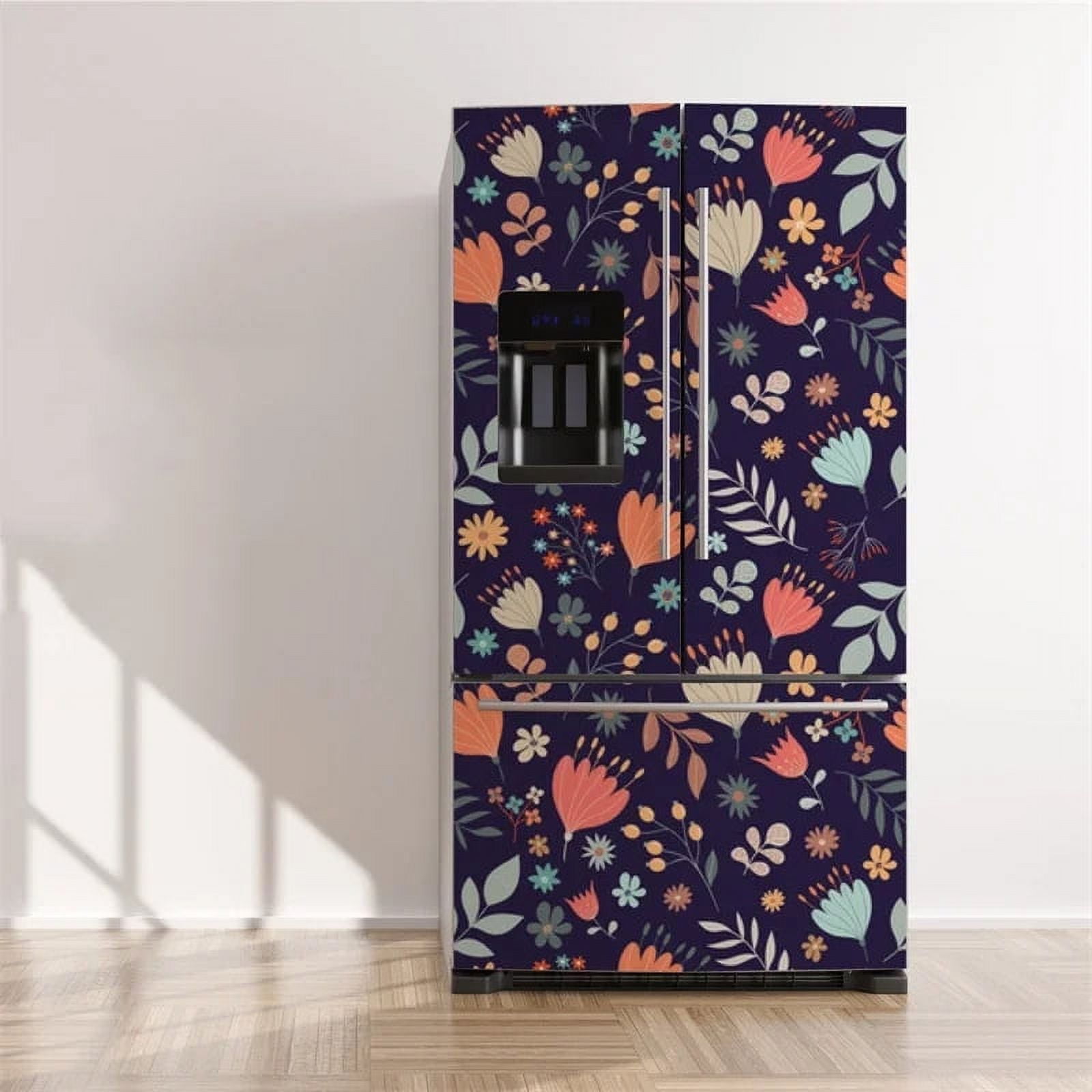 Mushroom Plants Refrigerator Sticker Wallpaper Natural Herbal Botanic ...