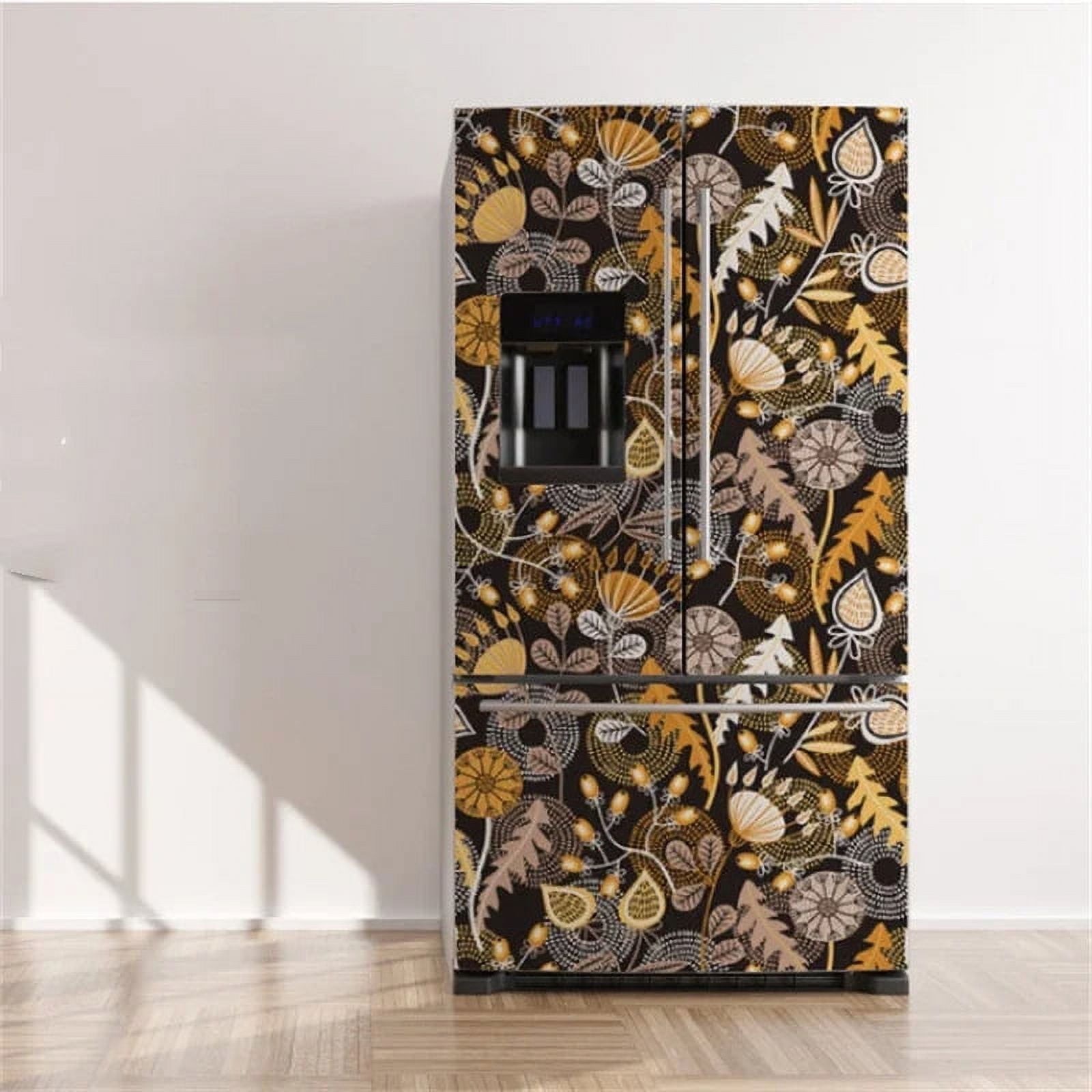 Mushroom Plants Refrigerator Sticker Wallpaper Natural Herbal Botanic ...
