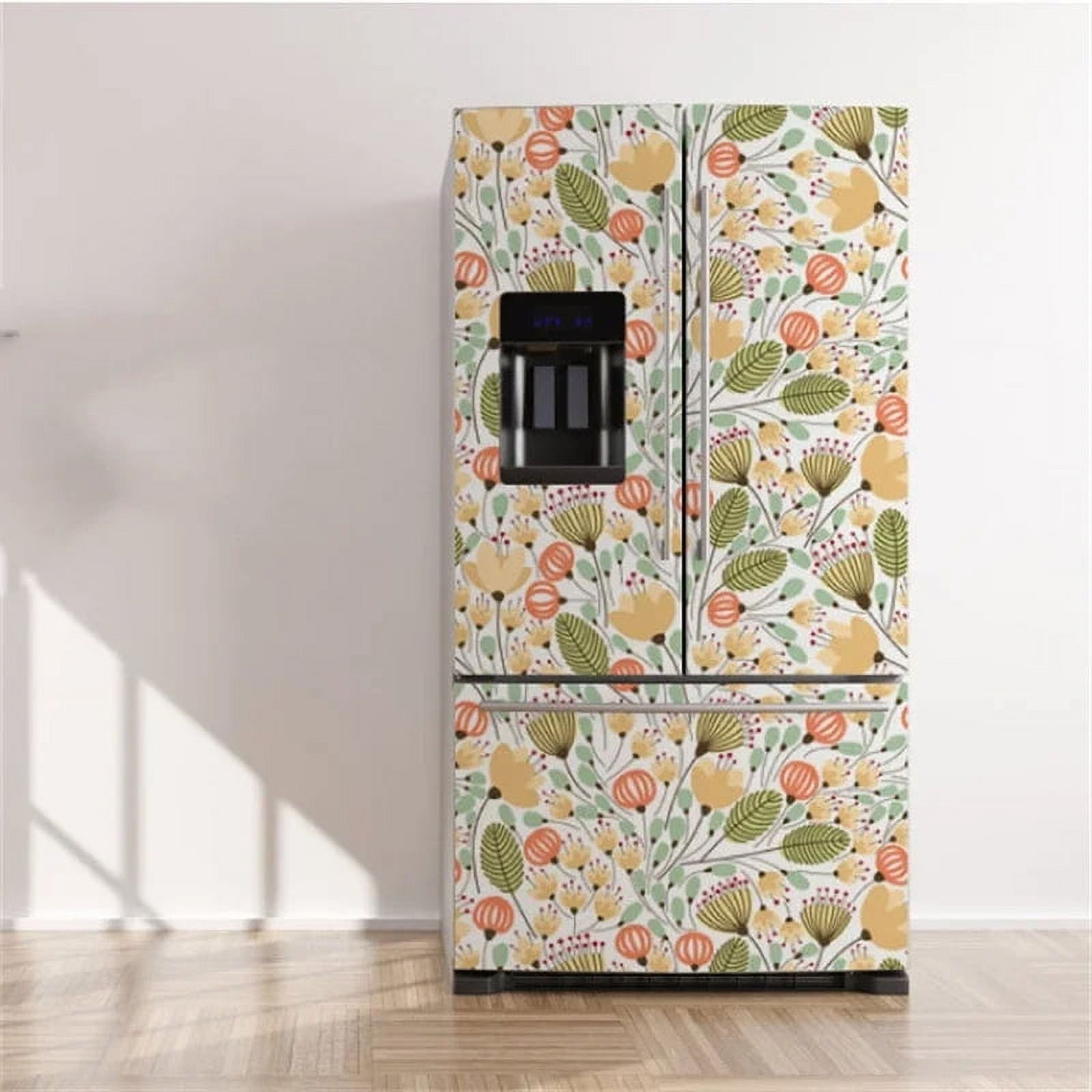 Mushroom Plants Refrigerator Sticker Wallpaper Natural Herbal Botanic ...