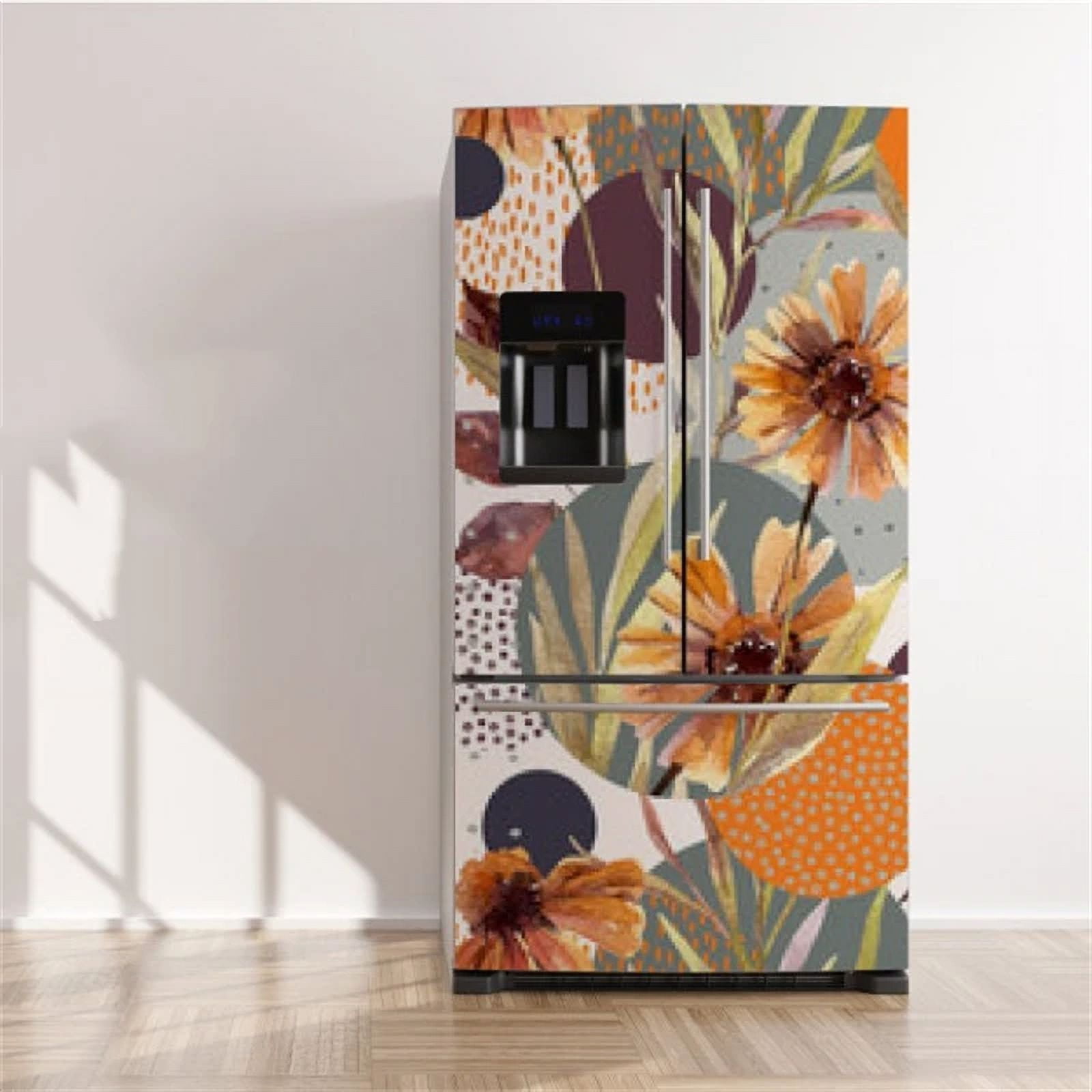 Mushroom Plants Refrigerator Wallpaper Natural Herbal Botanic Fridge ...