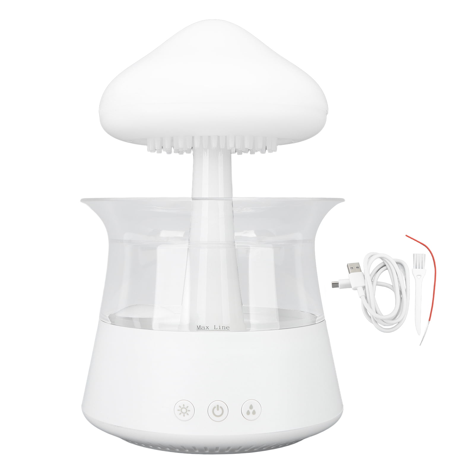 Mushroom Rain Diffuser: Quiet, Atomizing Humidifier With Raindrop ...