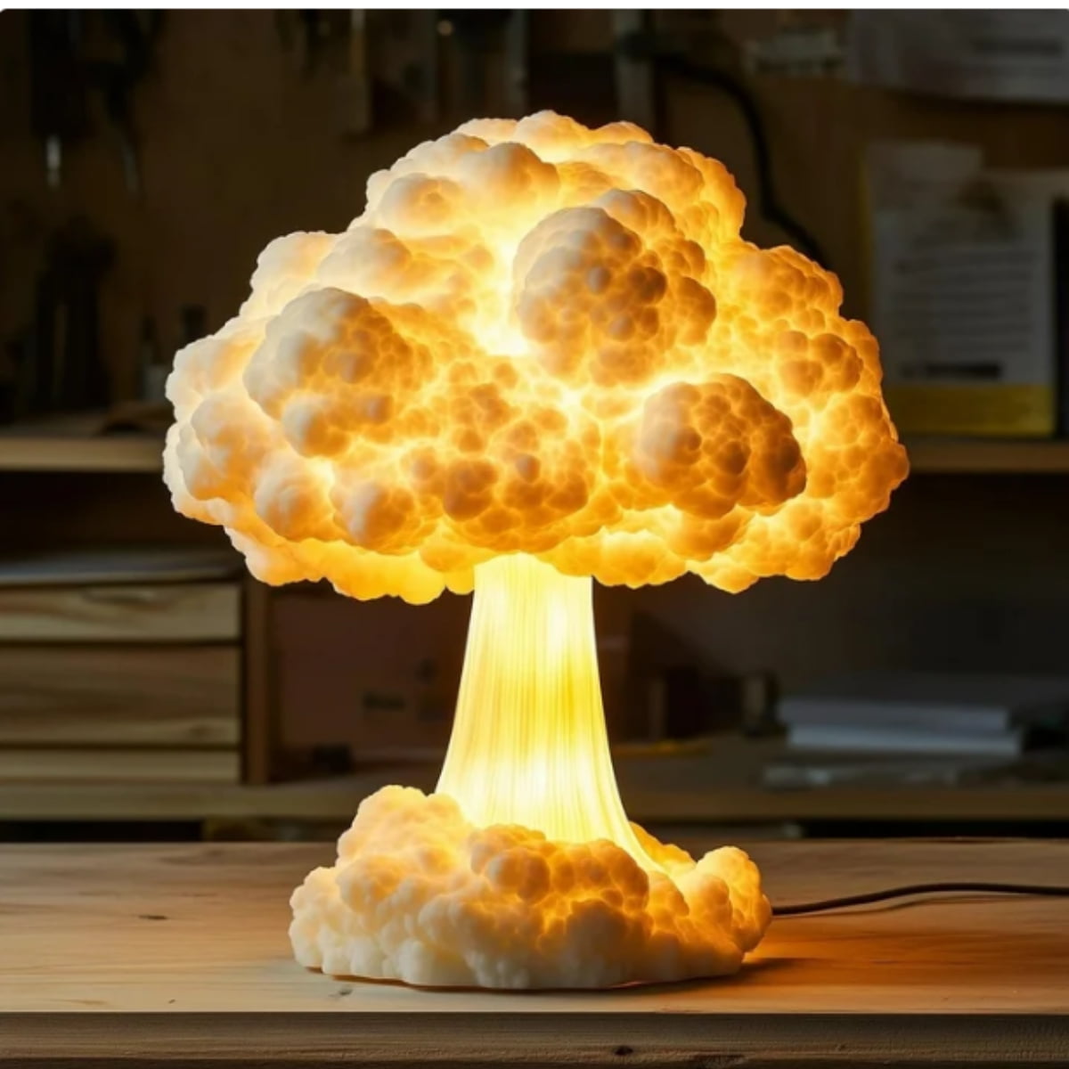 Mushroom Rainbow Cloud Lantern, Atomic Bomb Blast Mushroom Cloud Table ...
