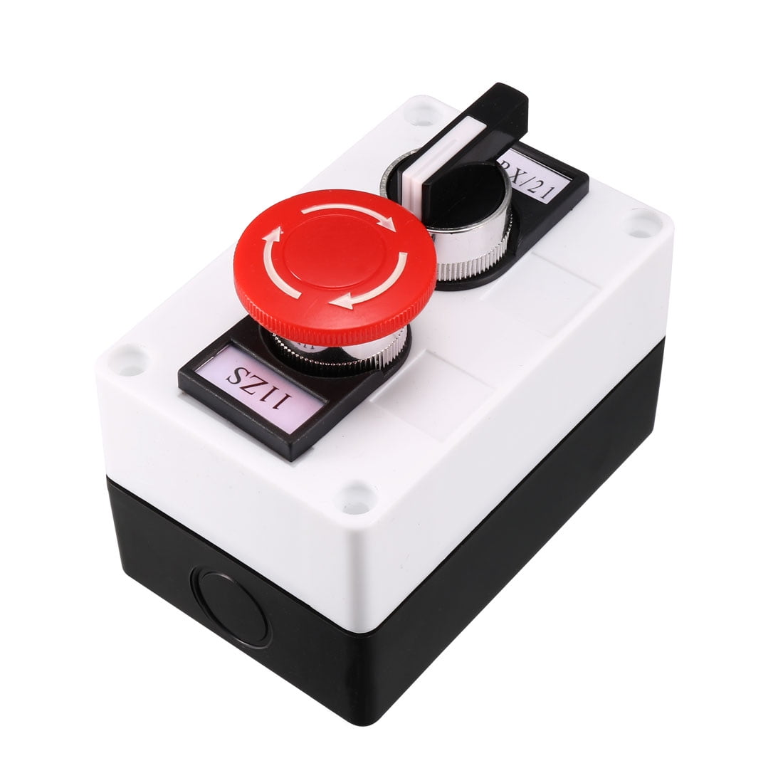 Mushroom Self Locking Rotary Switch Push Button Station - Walmart.com
