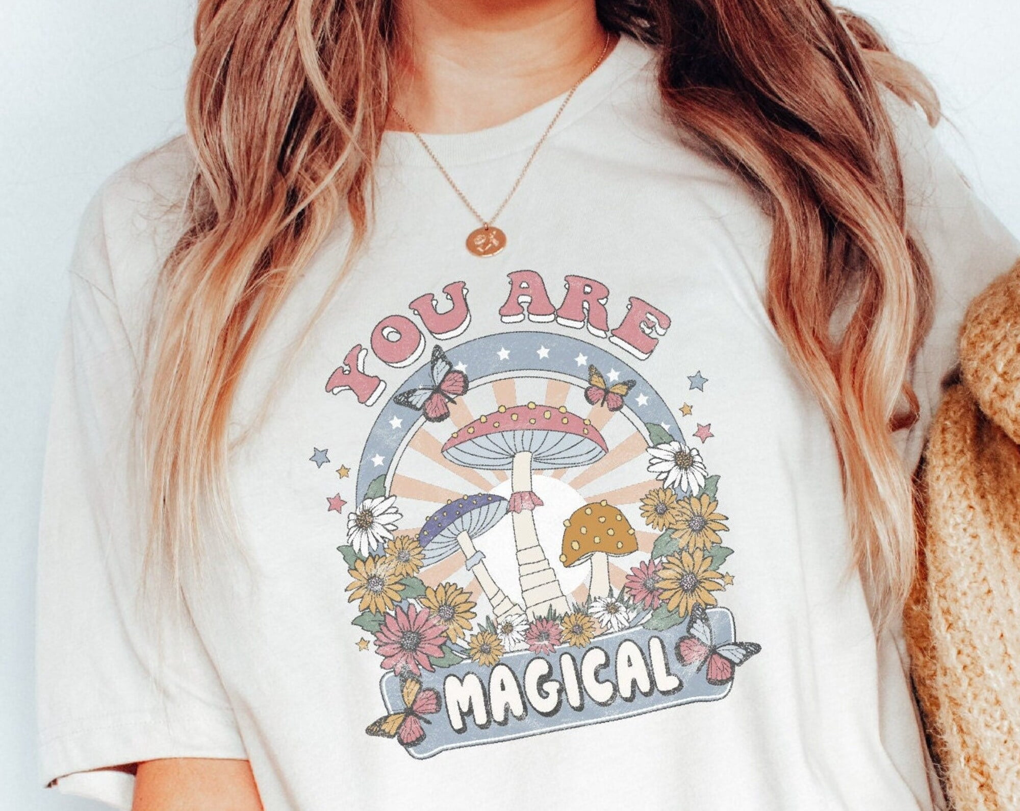 Mushroom Shirt Hippie Shirts for Women Hippie Tee Botanical TShirt You ...