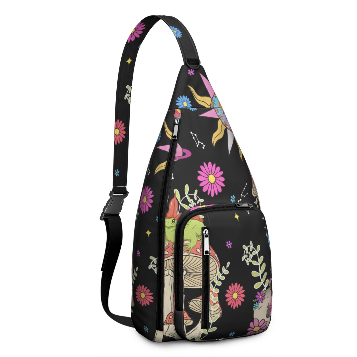 Mushroom Sling Backpack – Fairycore Cottagecore Crossbody Bag with ...