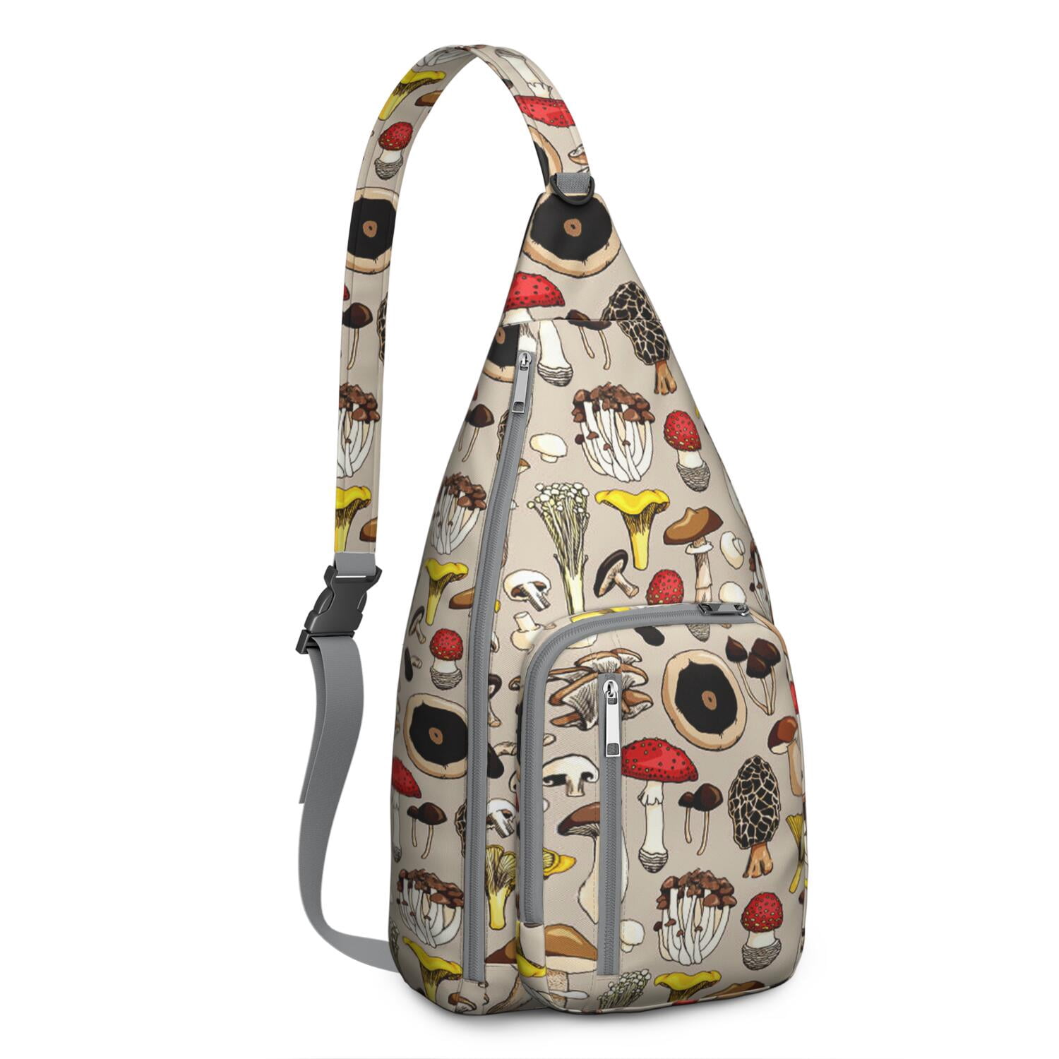 Mushroom Sling Backpack – Fairycore Cottagecore Crossbody Bag with ...