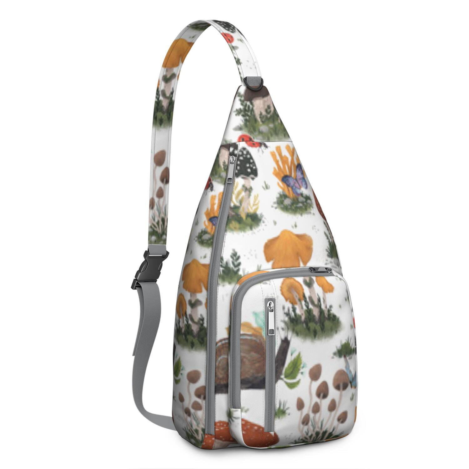 Mushroom Sling Backpack – Fairycore Cottagecore Crossbody Bag with ...