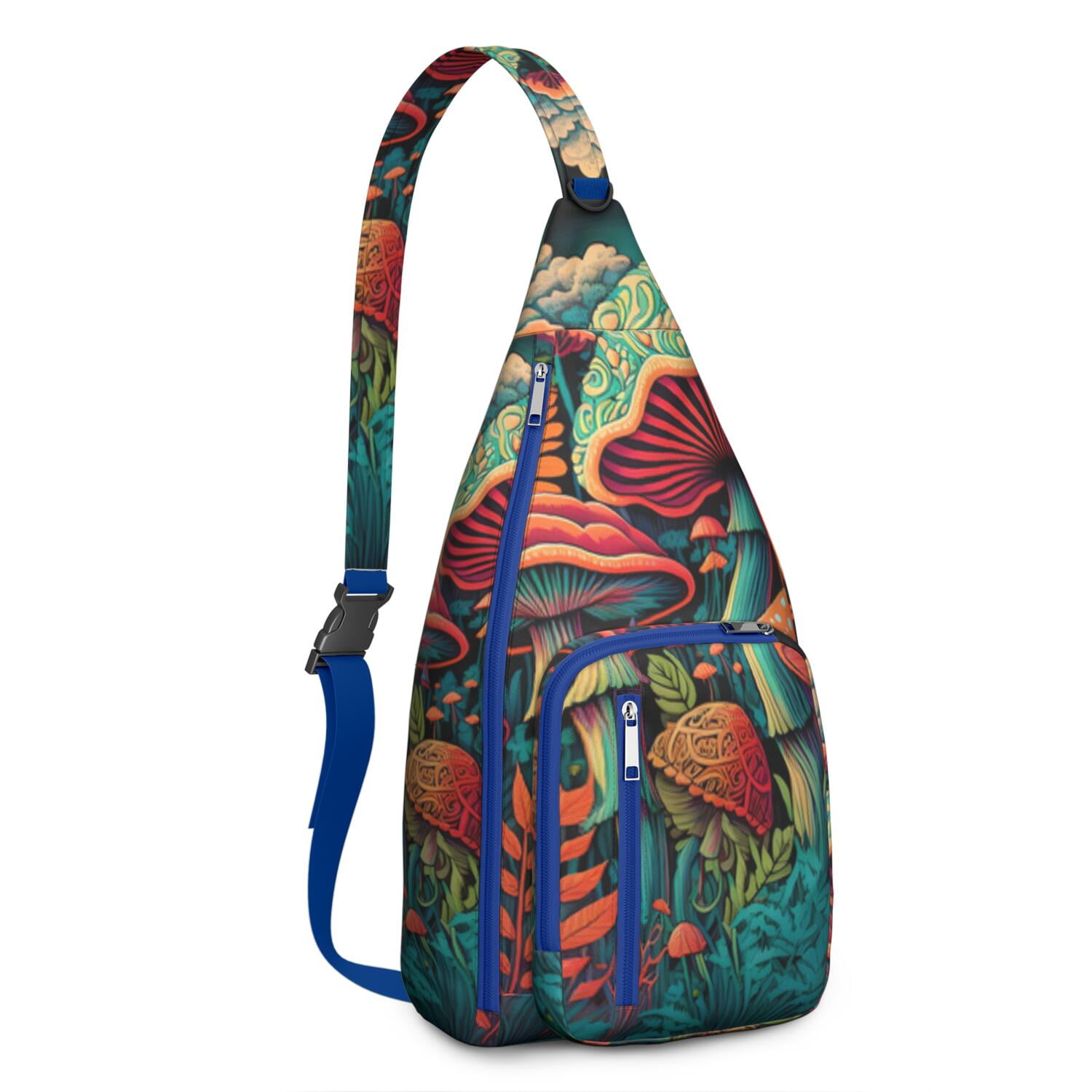 Mushroom Sling Backpack – Fairycore Cottagecore Crossbody Bag with ...