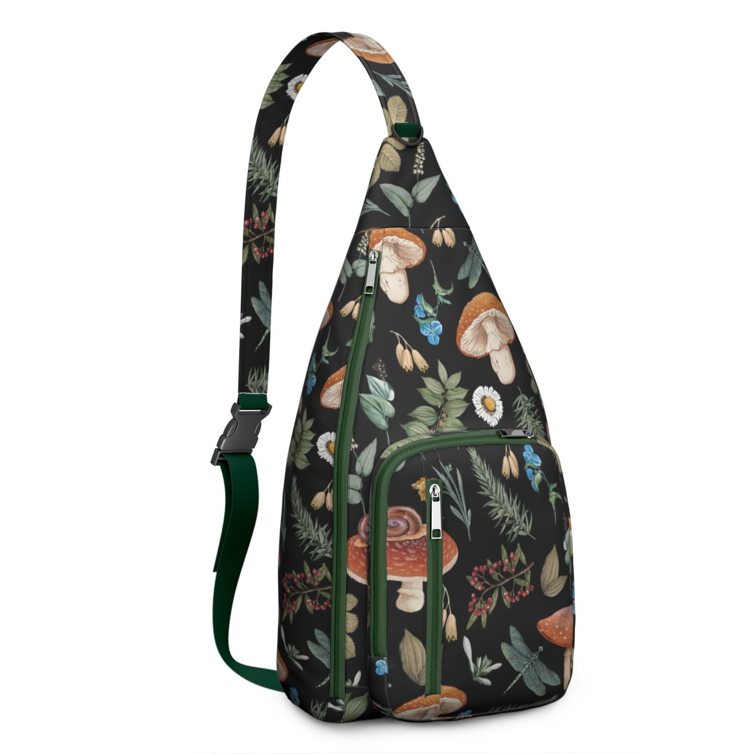 Mushroom Sling Backpack – Fairycore Cottagecore Crossbody Bag with ...