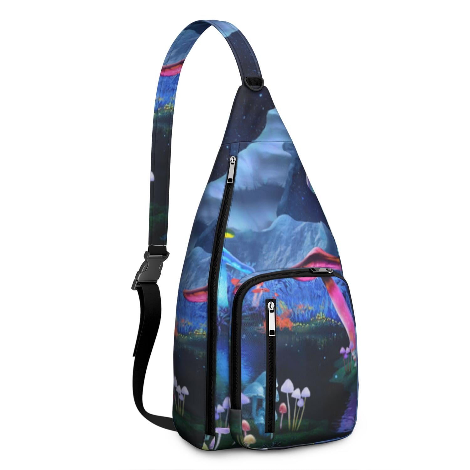 Mushroom Sling Backpack – Fairycore Cottagecore Crossbody Bag with ...