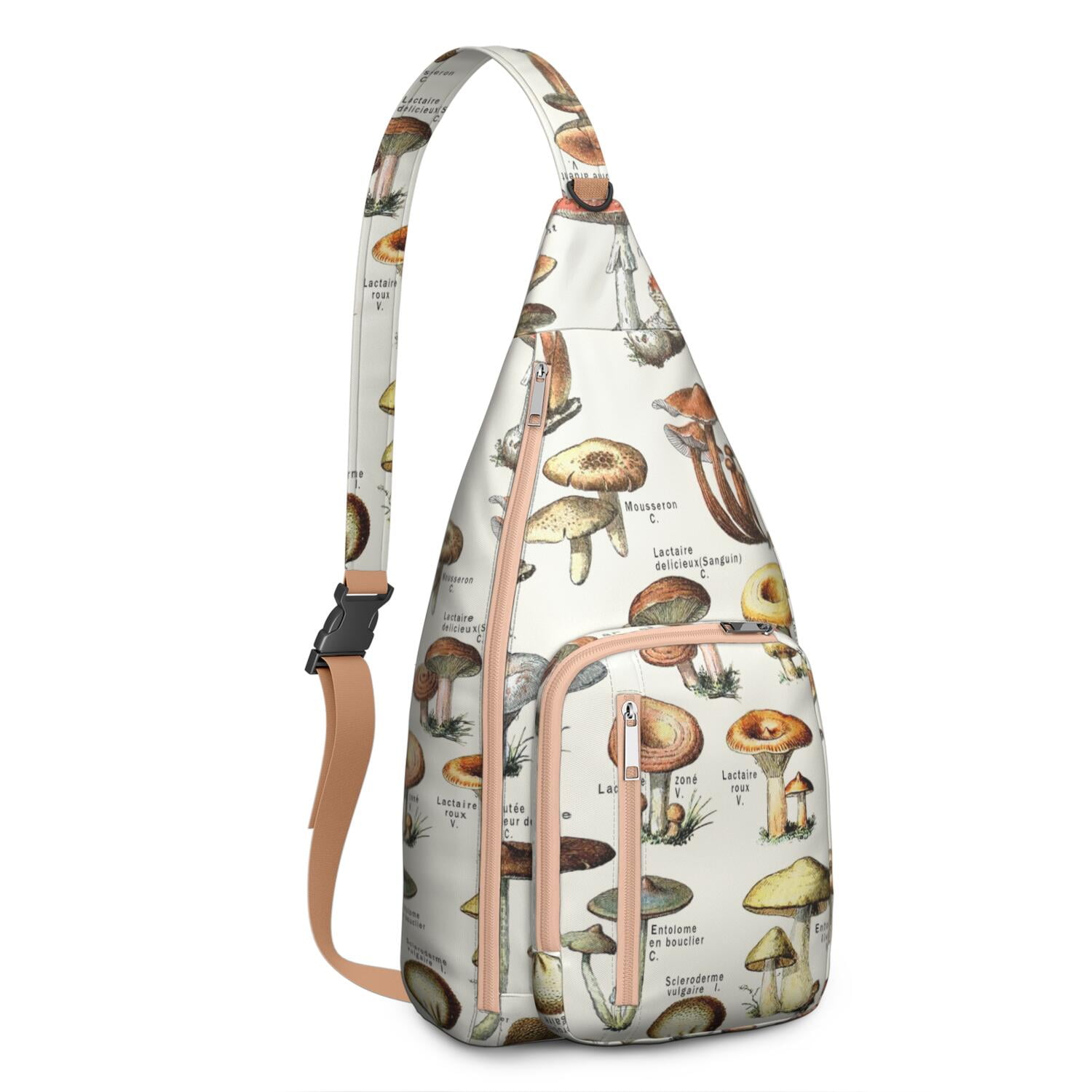 Mushroom Sling Backpack – Fairycore Cottagecore Crossbody Bag with ...