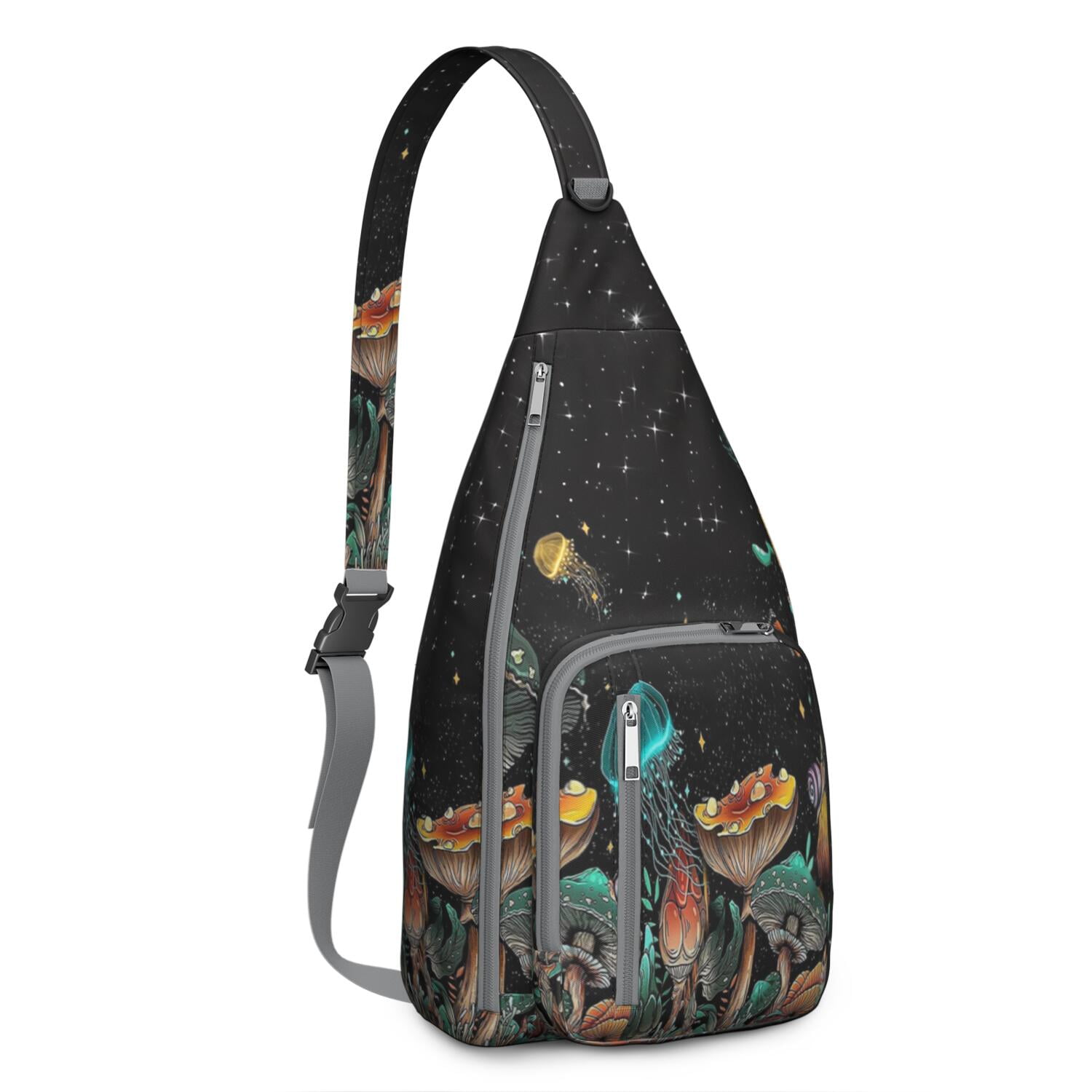 Mushroom Sling Backpack – Fairycore Cottagecore Crossbody Bag with ...