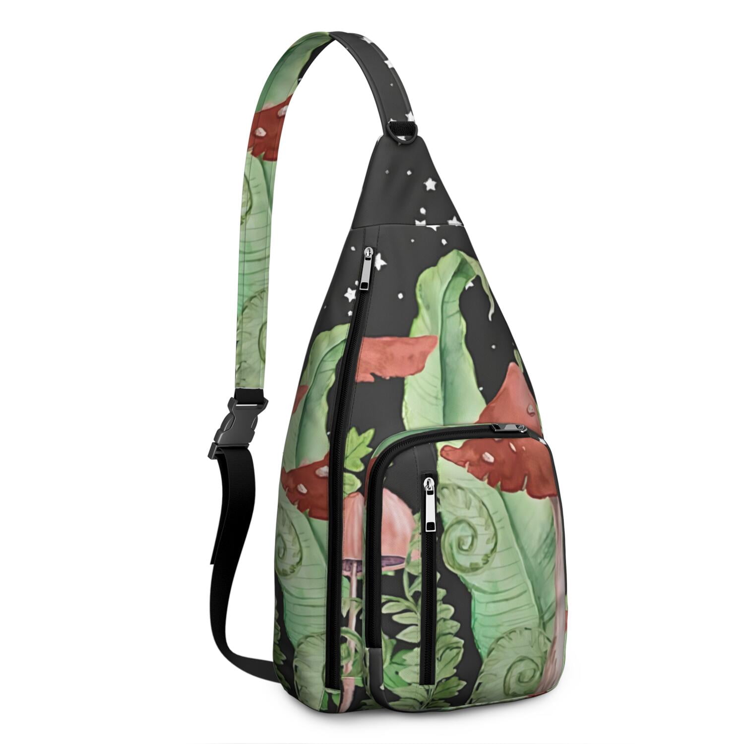 Mushroom Sling Backpack – Fairycore Cottagecore Crossbody Bag with ...