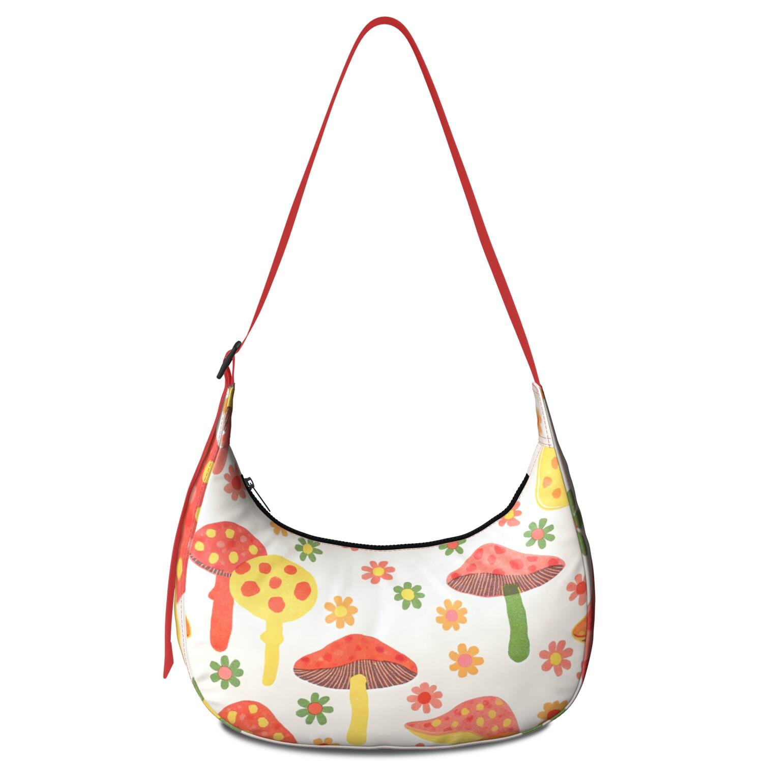 Mushroom Sling Bag Small Crossbody Purse for Daily Use Everyday Work ...