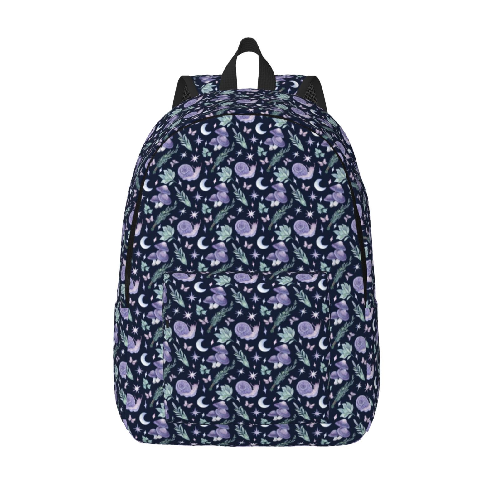 Mushroom Snail Butterfly Moon Backpack for Men Women Laptop Backpack ...