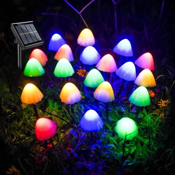 Mushroom Solar Lights for Garden Decor