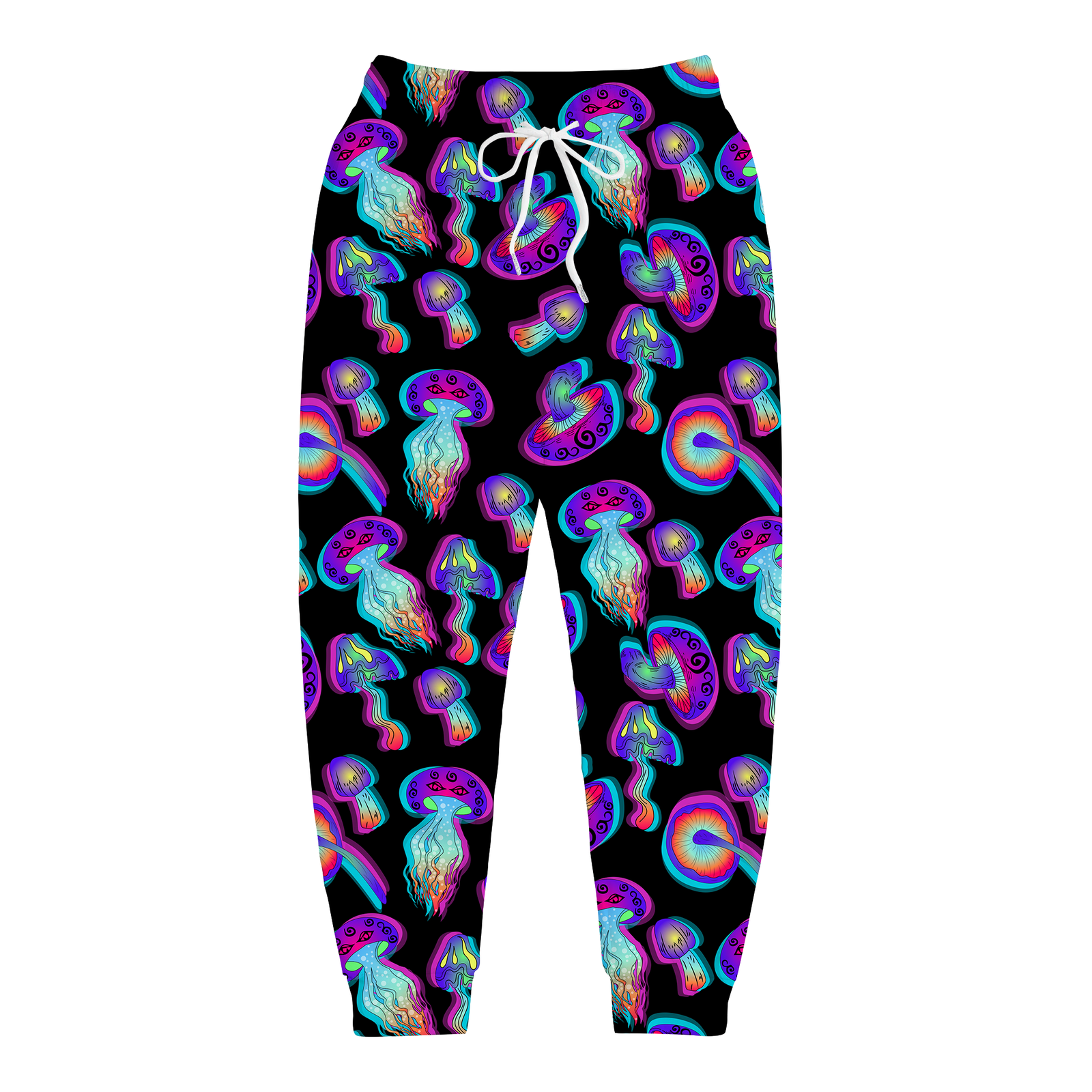 Mushroom Sweatpants For Men Funny Pants Casual Track Pants Rave Outfit ...