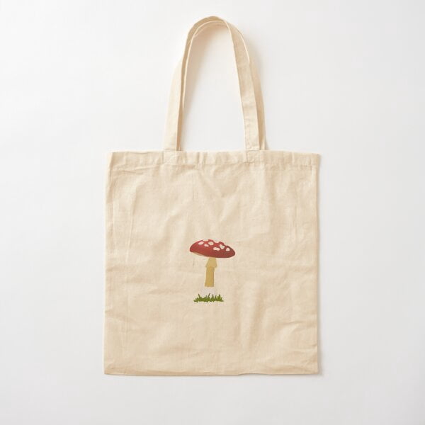 Mushroom Toadstool Cotton Tote Bag Canvas Tote Bag, Family Gift For ...