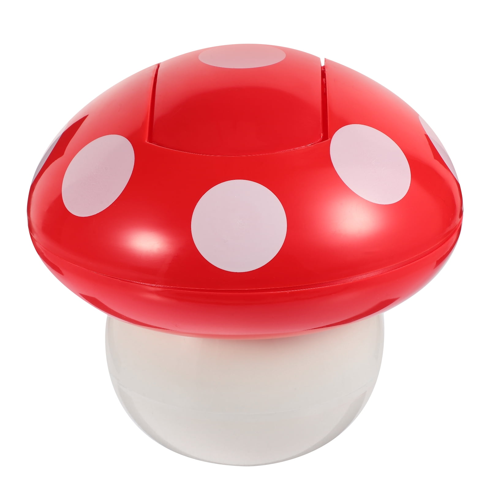 Mushroom Trash Can Cute Bin Mini Small Cans Trashcan with Lid Car Work ...