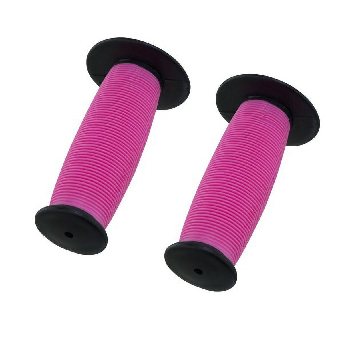 Mushroom Two-Tone Bike Grips Black/Pink - Walmart.com