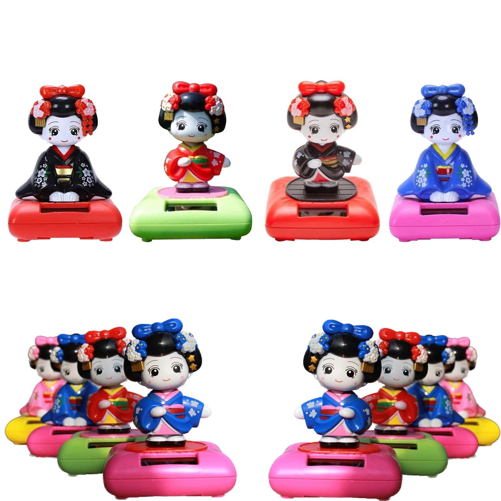 Mushroomcase Set of 4 Large Size Kimono Maiko Geisha Solar Dancing ...
