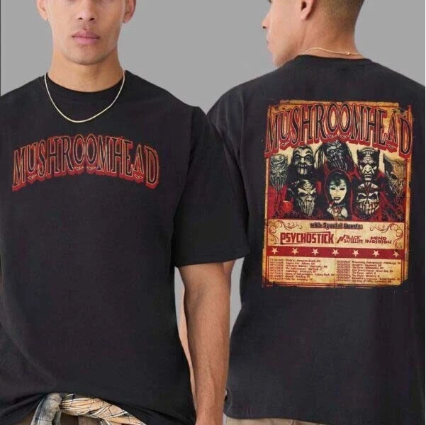 Mushroomhead 2025 Tour Tee wt Psychostick, Black Satellite & Mind ...