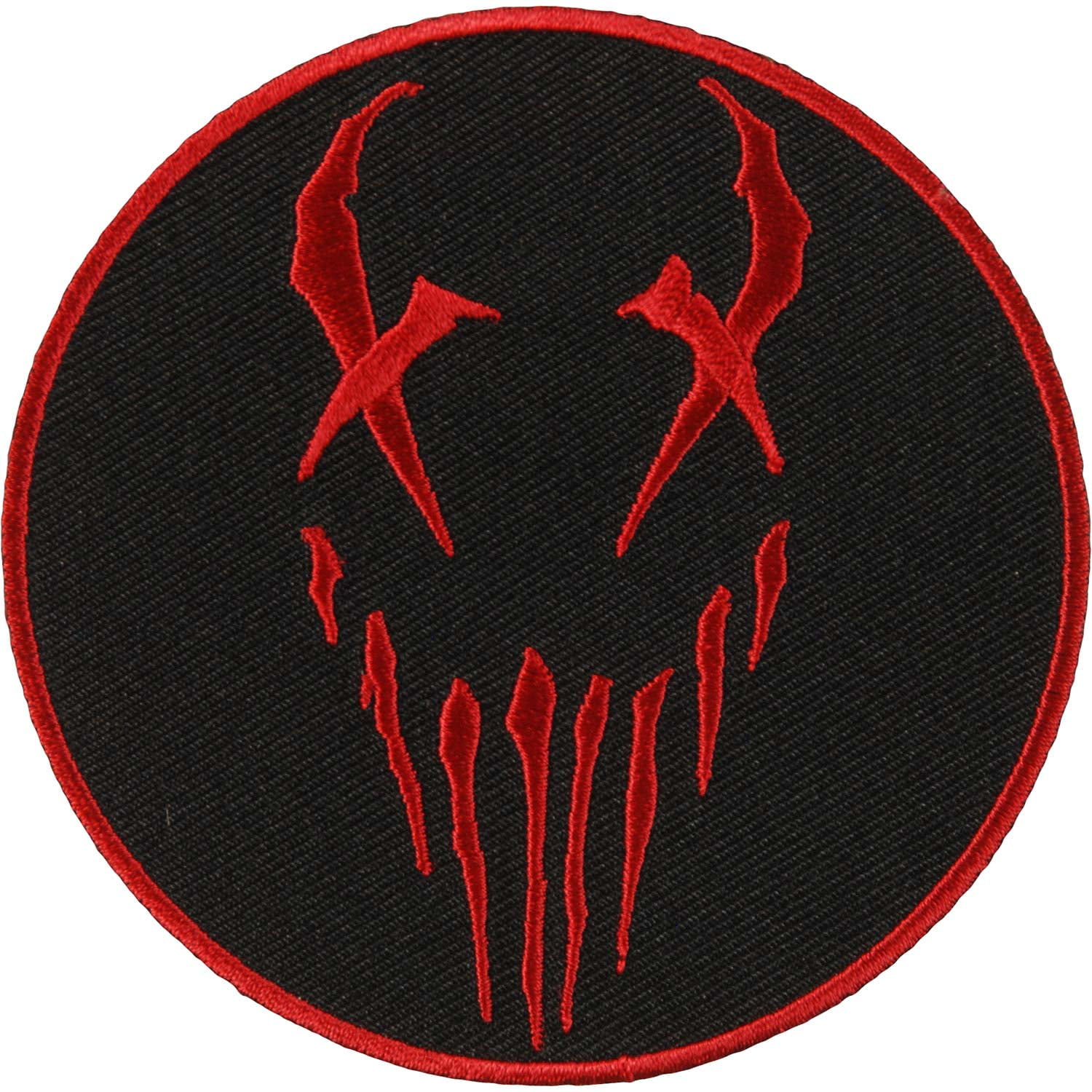 Mushroomhead Men's X Face Red Embroidered Patch Red - Walmart.com