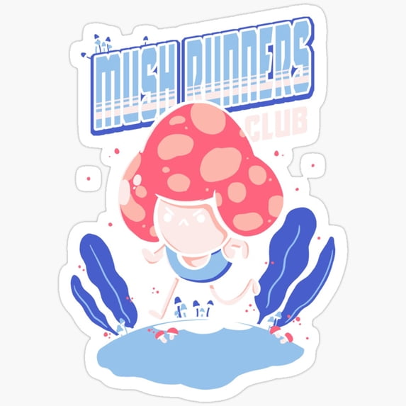 Mushrunners Sticker Phone Decal Water Bottle Stickers Car Decals ...