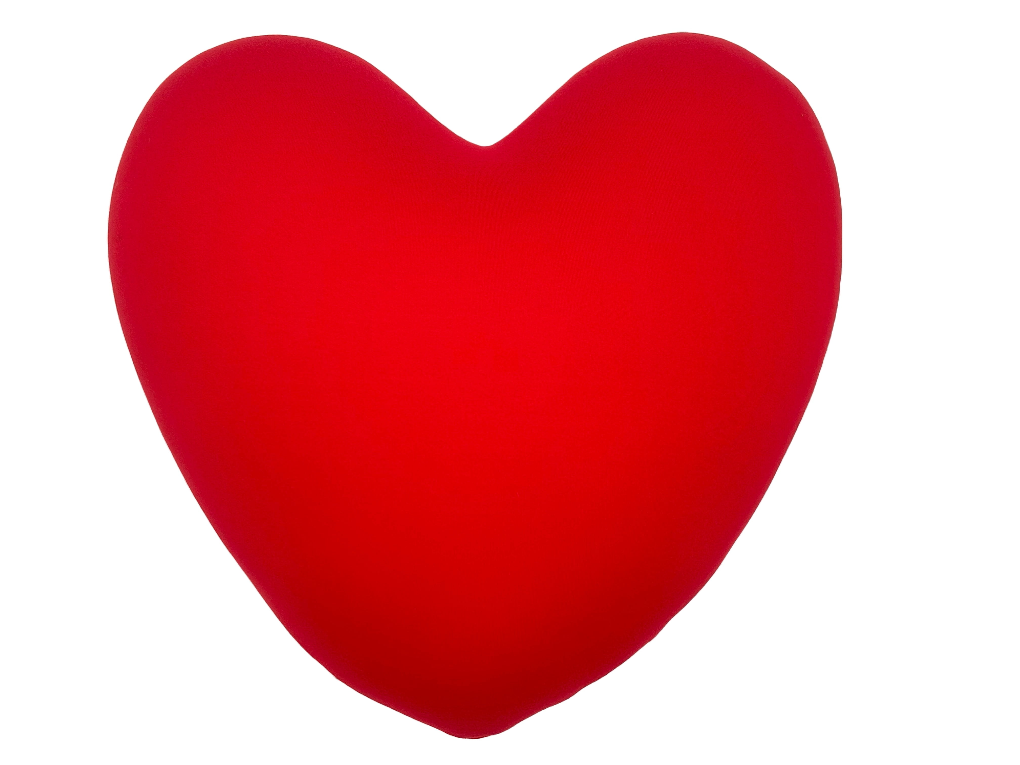 Mushy Pillows Big Microbead Heart Shaped Hug Pillow, Super Soft, Cute ...