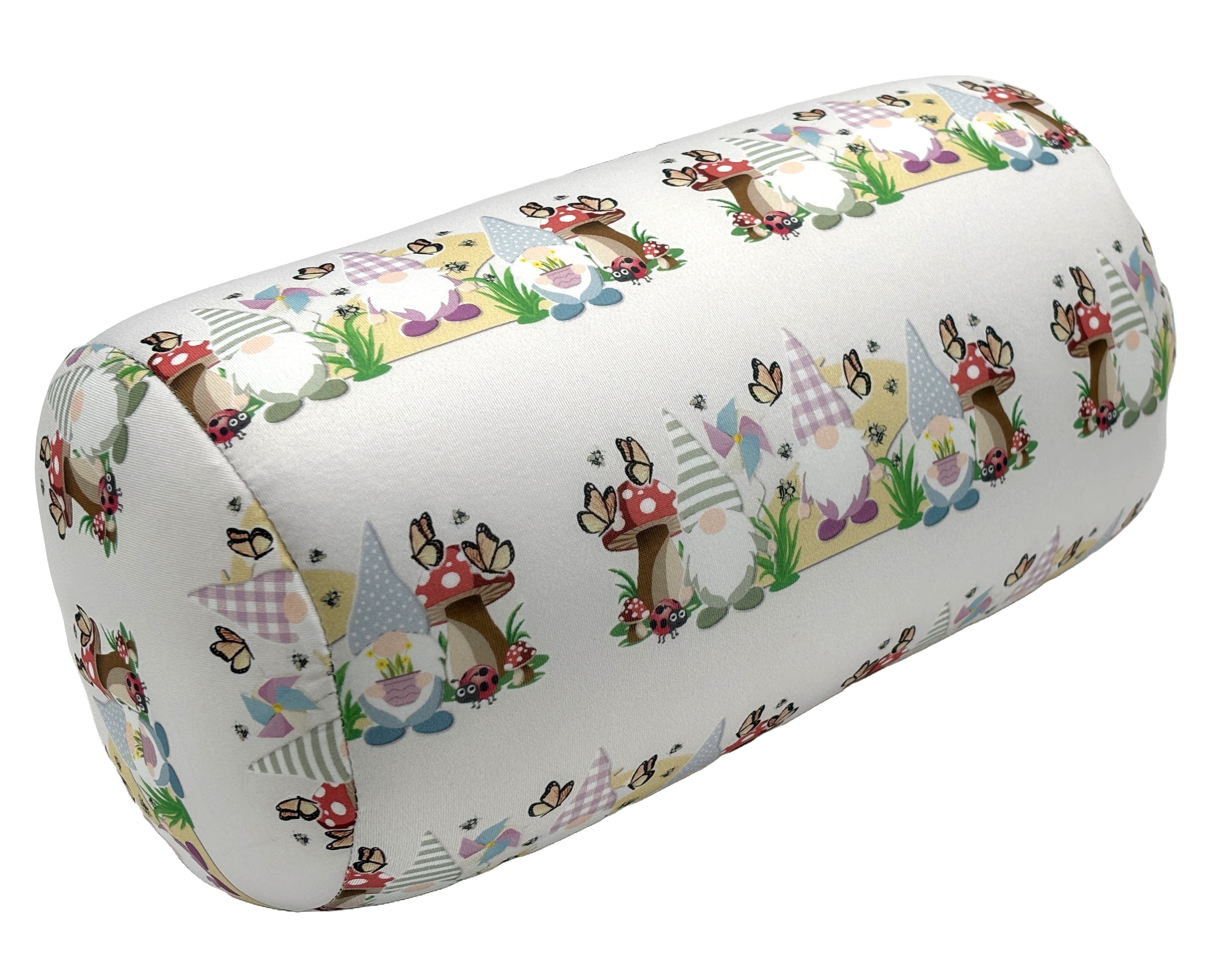 Mushy Pillows Ultra-Soft Microbead Roll Bolster for Back & Neck Support ...