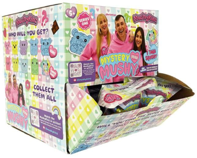 MushyKinz Squishy Collectible Figure Single Mystery Box [24 Packs ...
