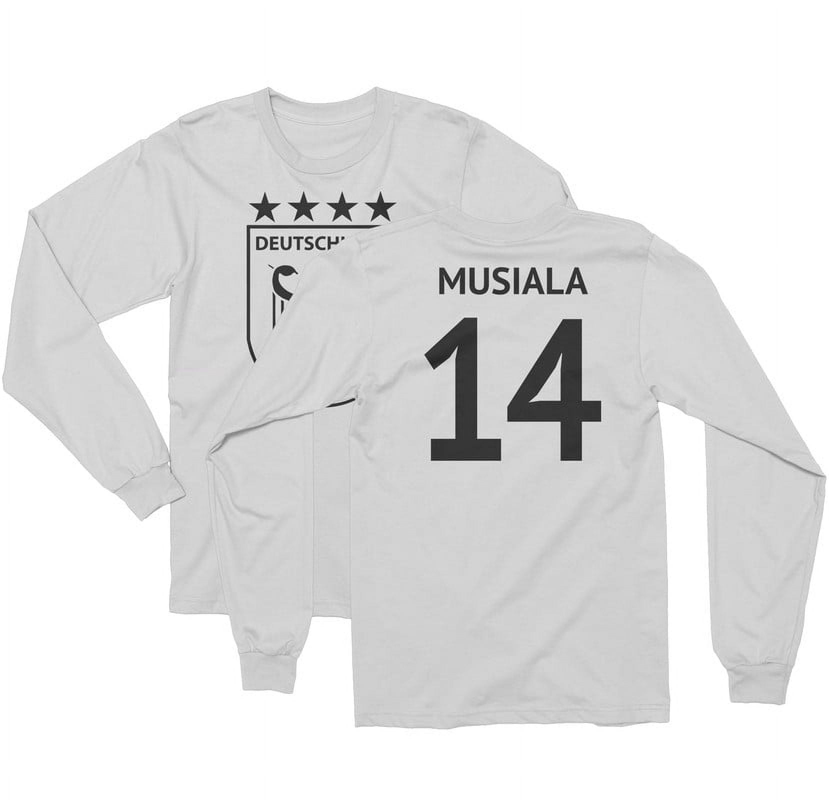 Musiala 14 Jersey Style - Germany Soccer Cup Fan Long Sleeve T-Shirt ...