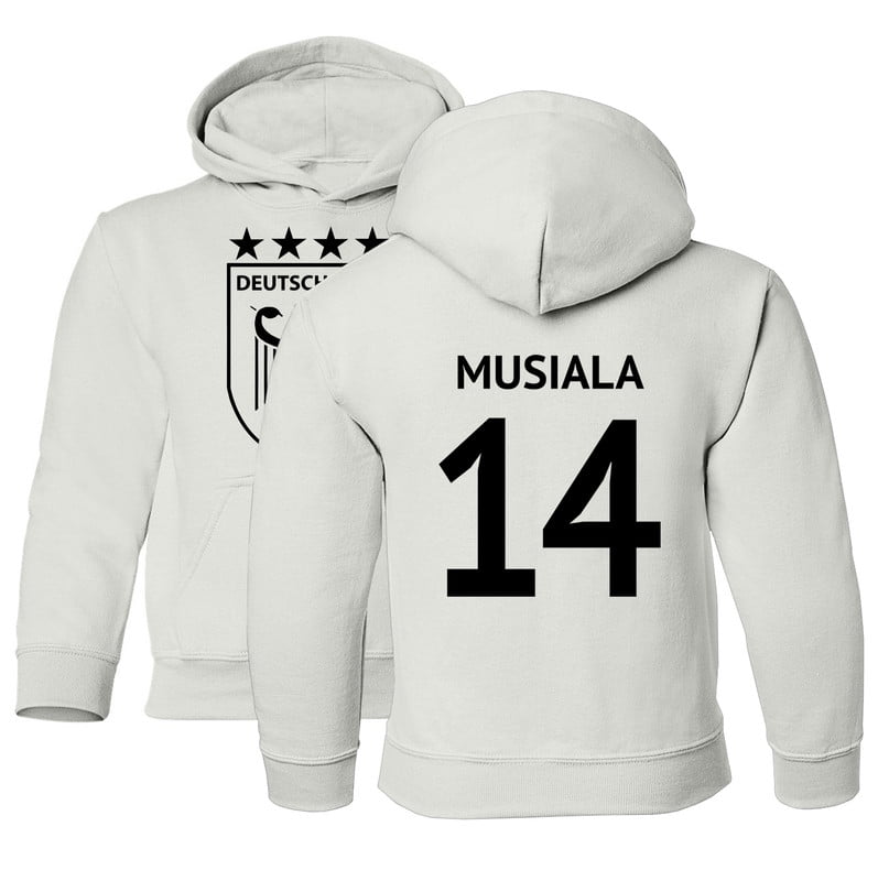 Musiala 14 Jersey Style - Germany Soccer Cup Fan Youth Hooded ...