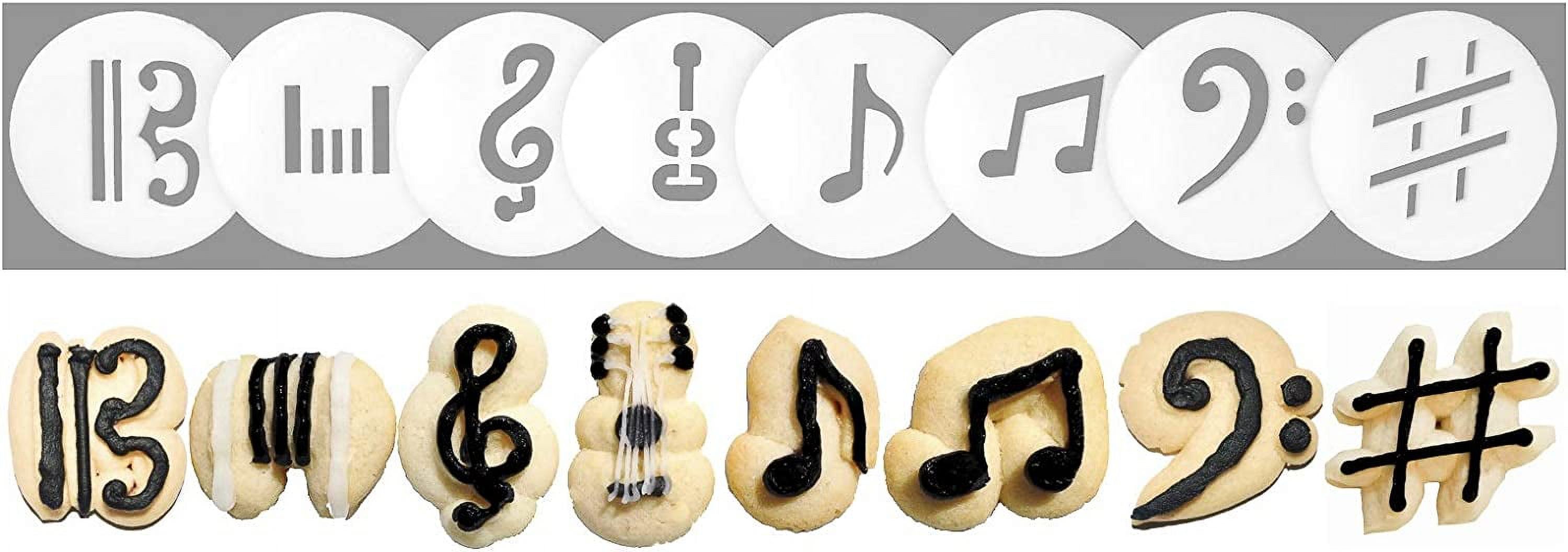 Music 8 Disk Set for Cookie Presses - Walmart.com