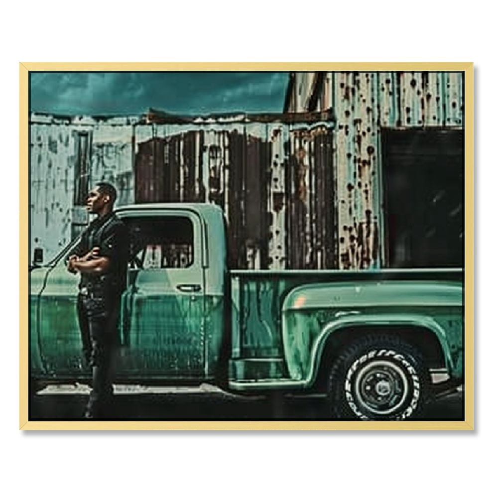 Music Album Cover Canvas Art - Scroll Canvas Painting Living Room Decor ...