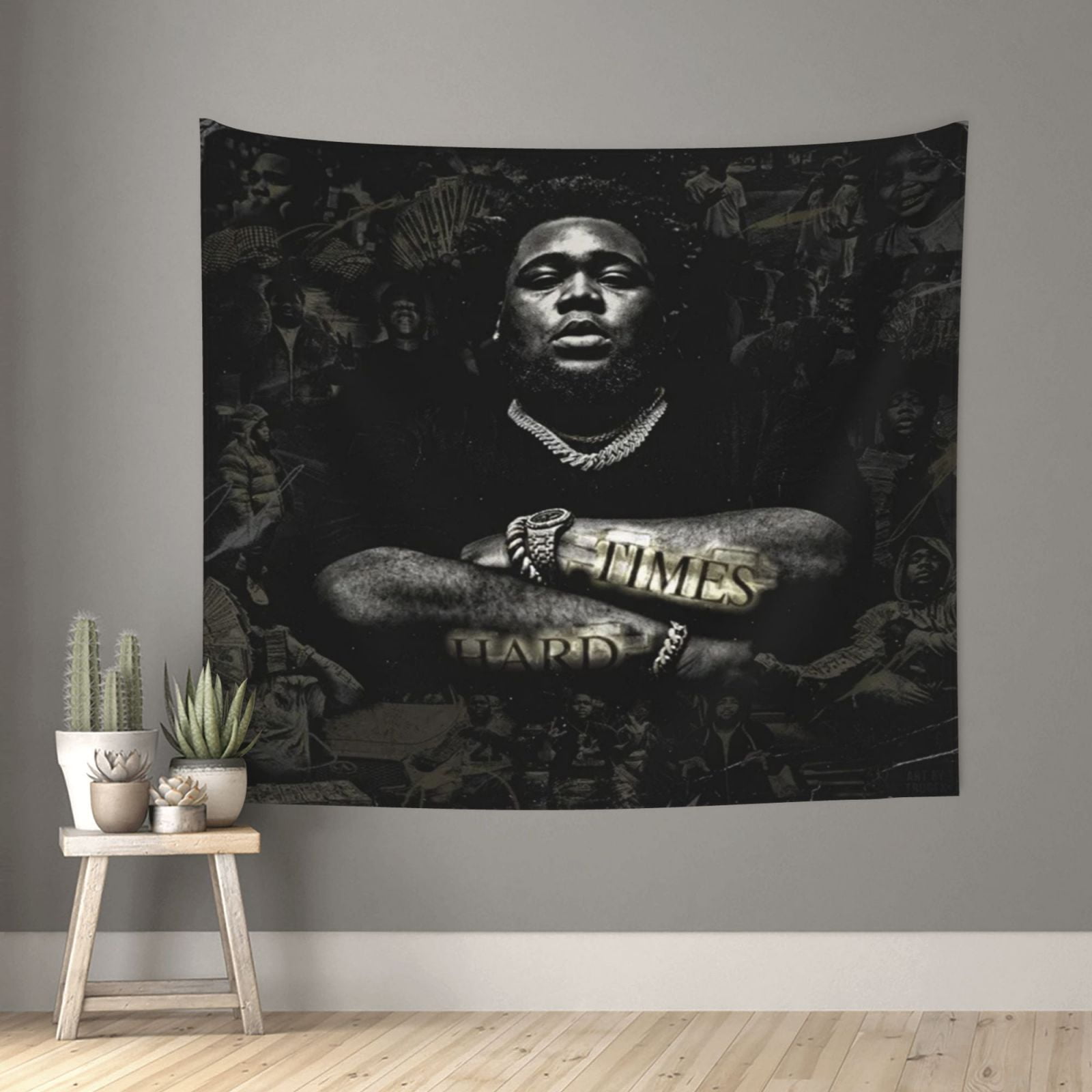 Music Album Cover Rod Wave Art Tapestry Wall Art Poster Tapestry Gifts ...