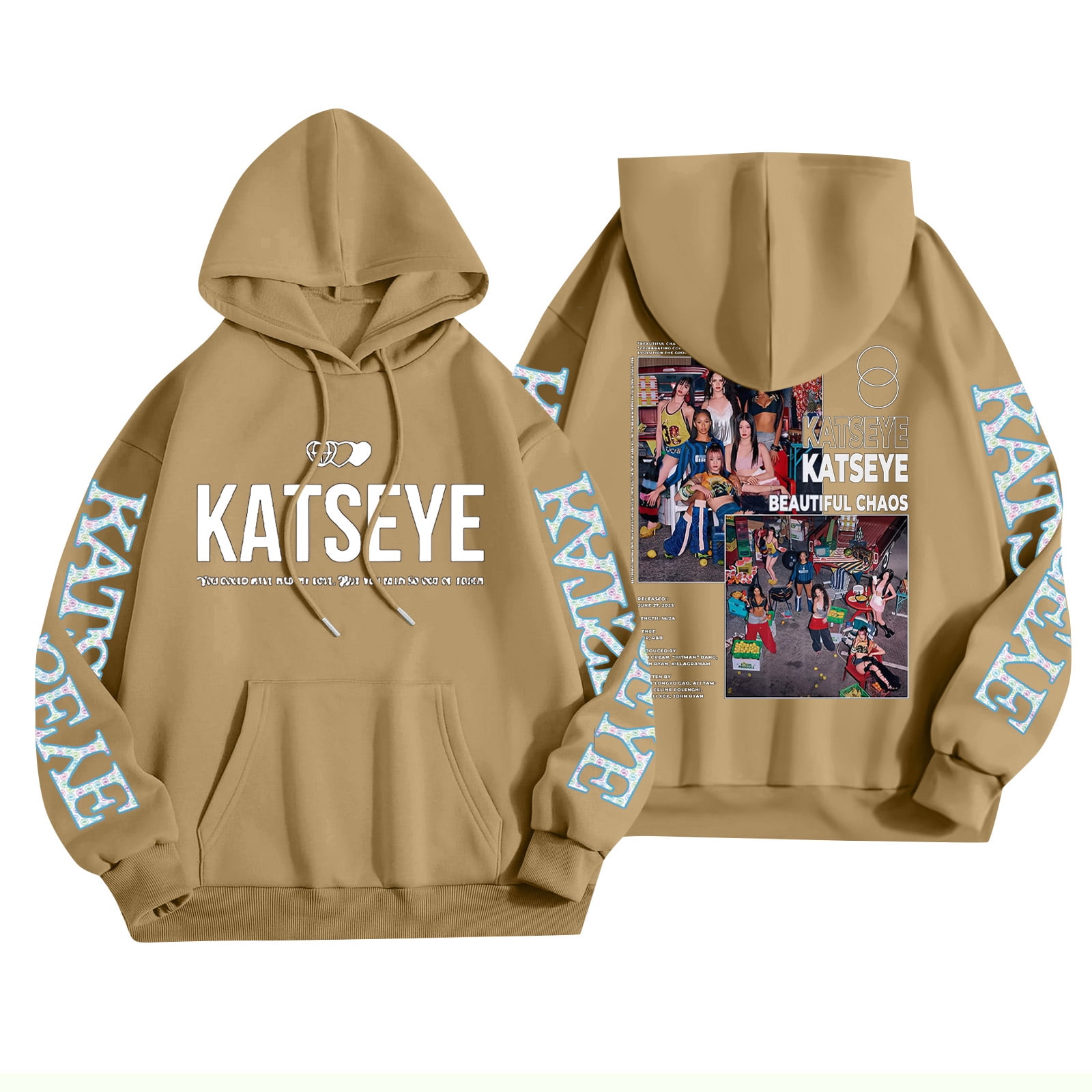 Music Album Merch Sweatshirts Graphic Printed Loose Fall Winter ...