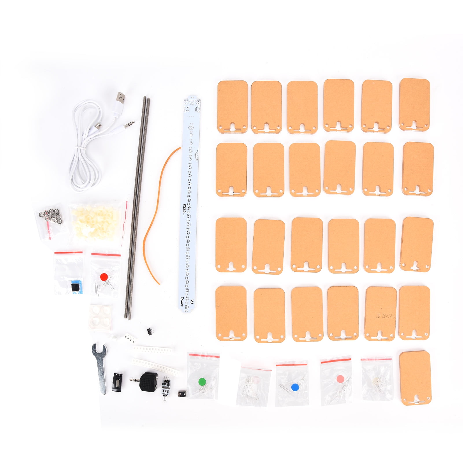 Music Audio Spectrum Part LED Accurate Crystal Sound Control Level VU ...