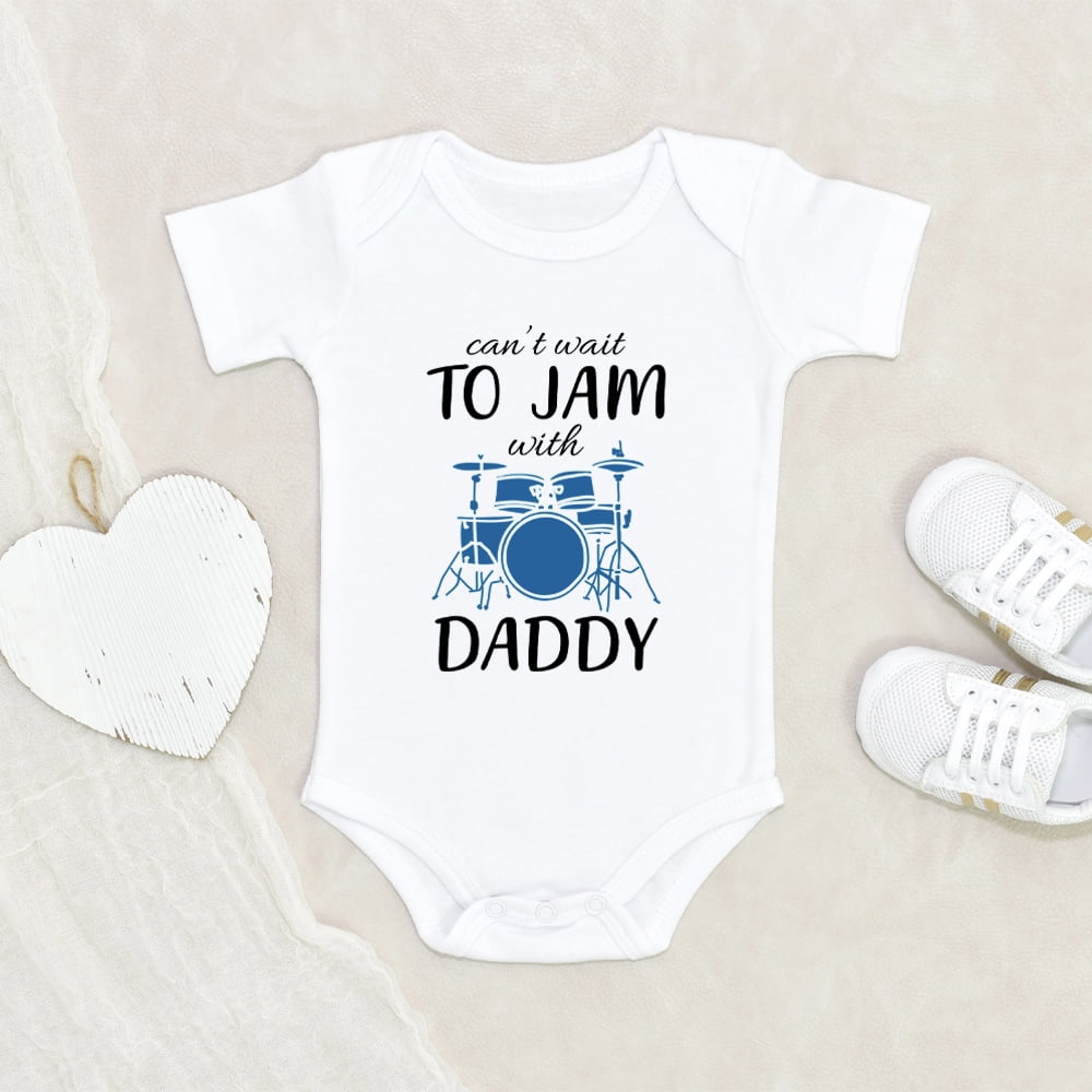 Music Baby Clothes - Jam With Dad Baby Clothes - Soon Rockstars ...