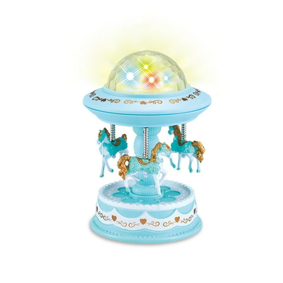 Melody Nature 14 inch Deluxe Carousel Musical Animated Christmas ...