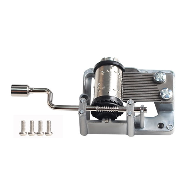 Music Box Movement Hand Crank/Wind-Up Model for Enthusiasts 3D Printed ...