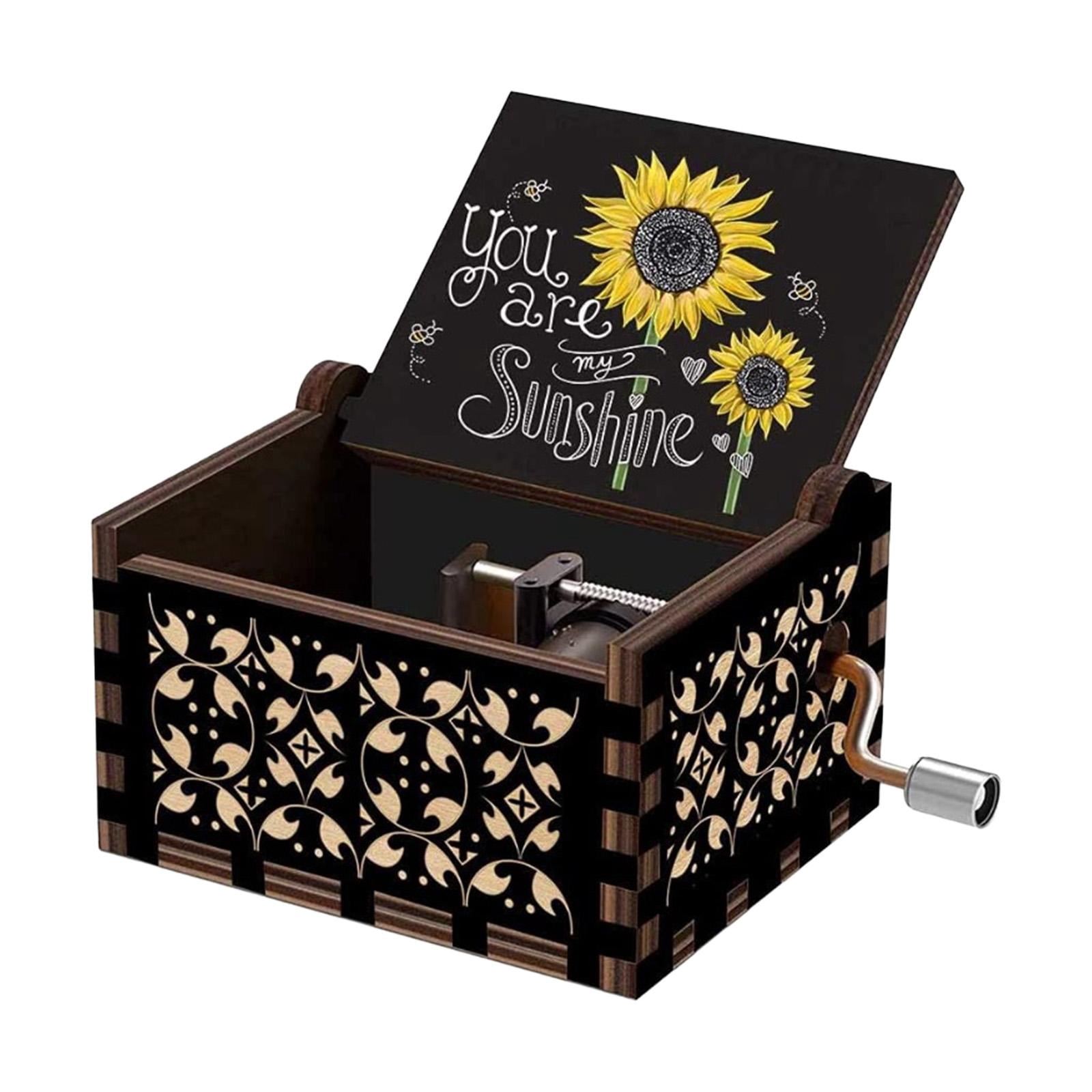 STARTIST Music Boxes, Small Wooden Music Box You are My Sunshine for ...
