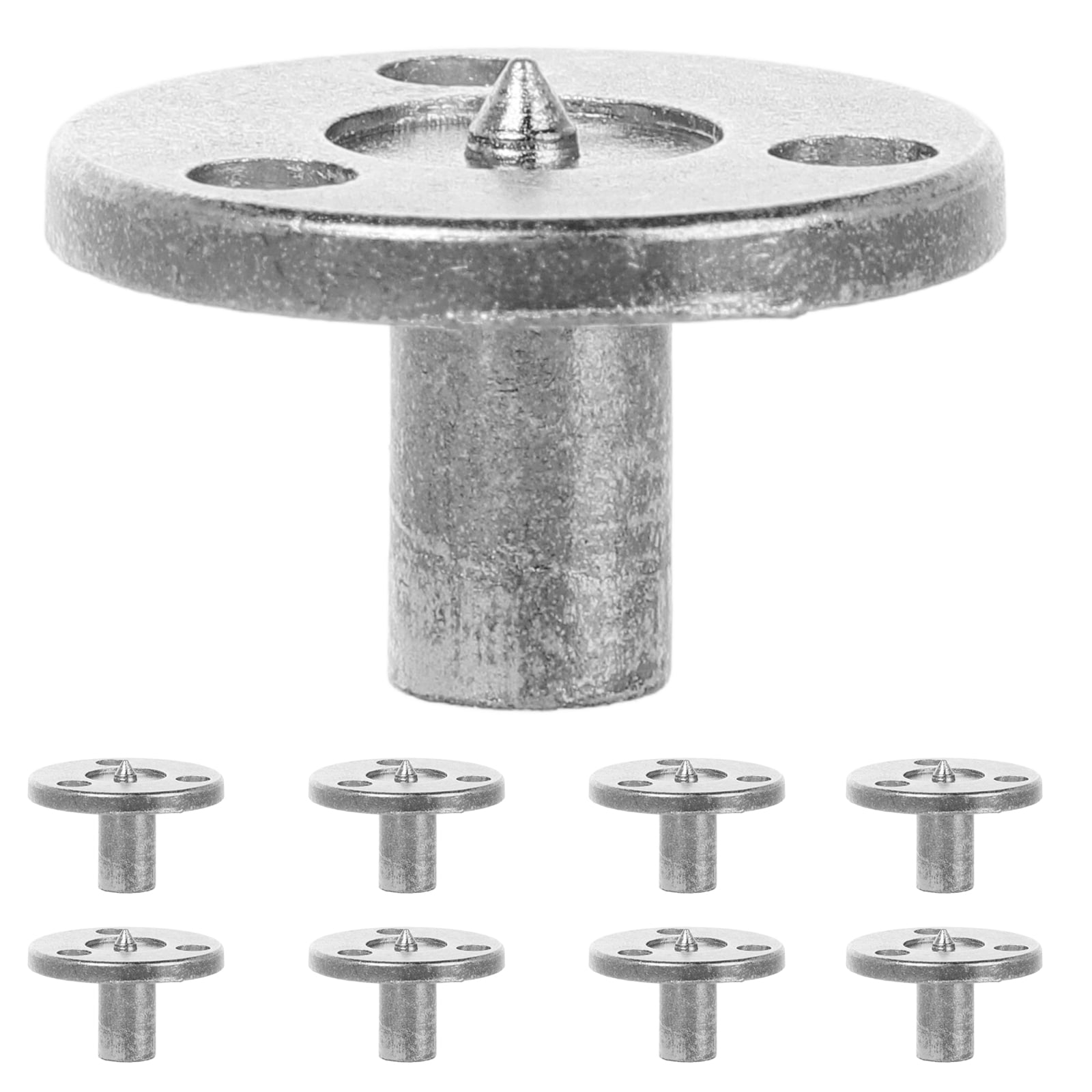 FRCOLOR 10pcs Round Metal Winder Circular Disk Replacement for Music ...